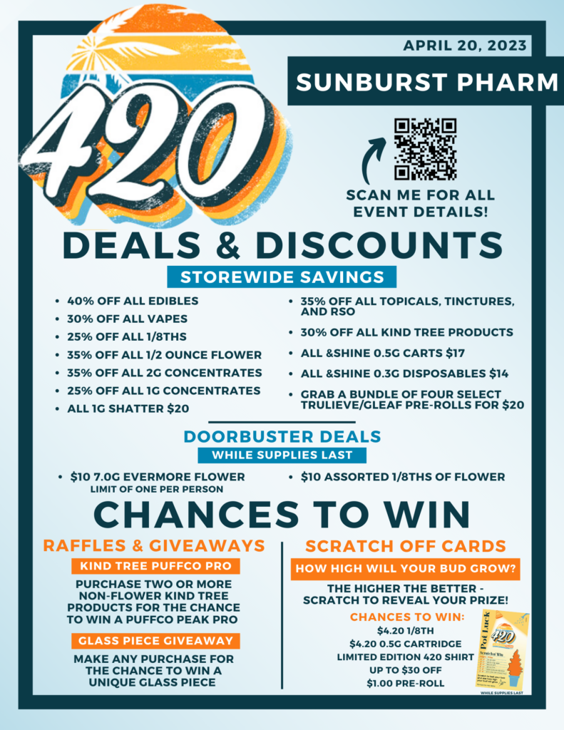 420 Event!! | Sunburst Pharm